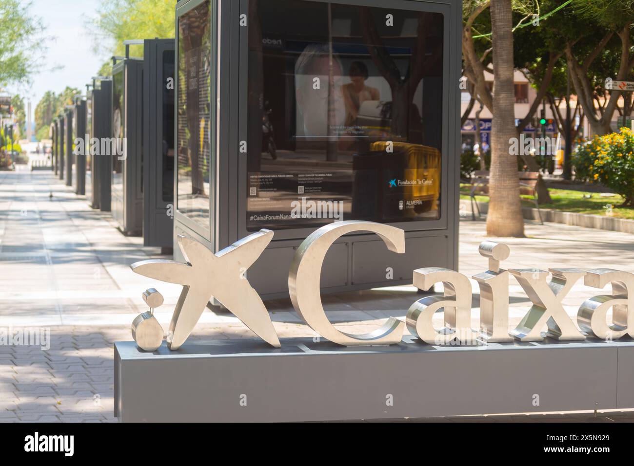 ALMERIA, SPAIN - 10 MAY 2024 The exhibition presents 36 photographs by ...