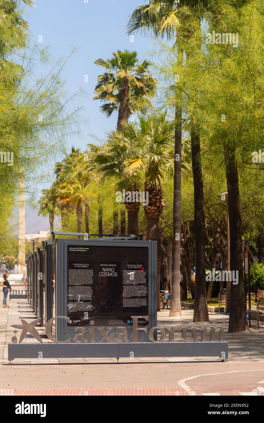 ALMERIA, SPAIN - 10 MAY 2024 The exhibition presents 36 photographs by ...