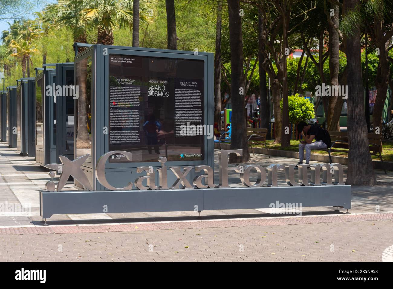 ALMERIA, SPAIN - 10 MAY 2024 The exhibition presents 36 photographs by ...