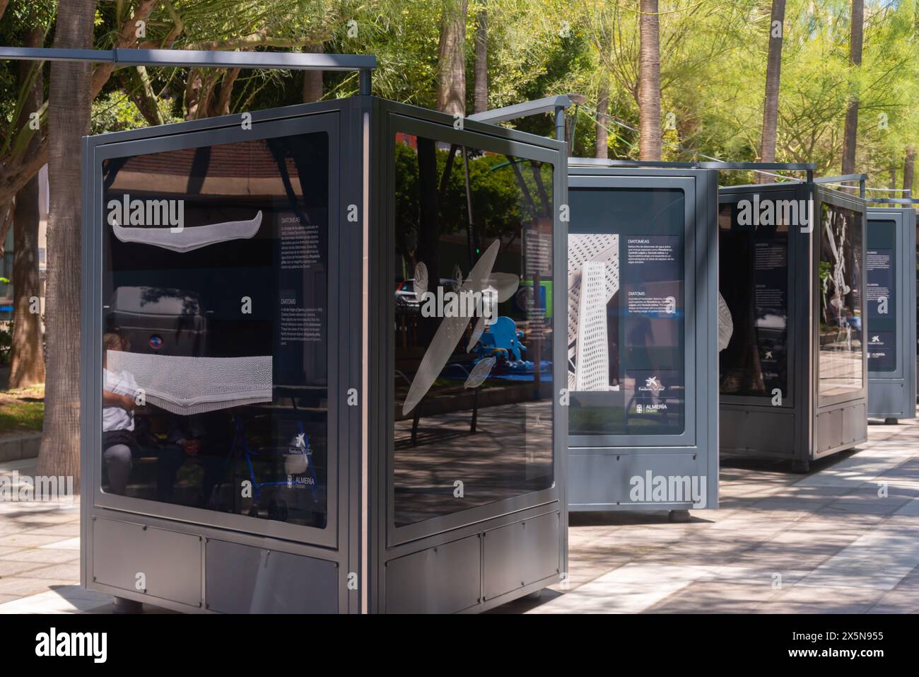 ALMERIA, SPAIN - 10 MAY 2024 The exhibition presents 36 photographs by ...