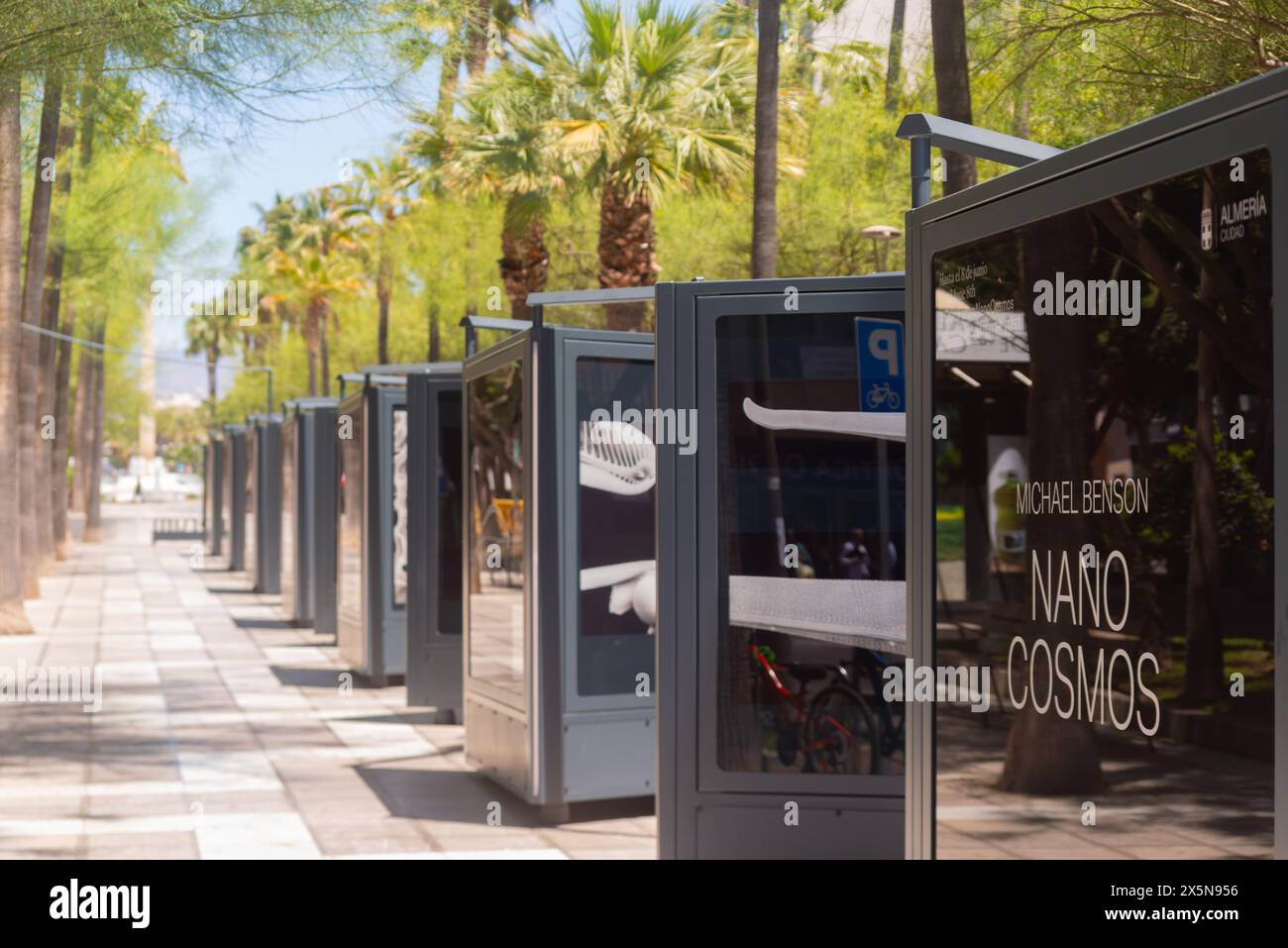 ALMERIA, SPAIN - 10 MAY 2024 The exhibition presents 36 photographs by ...