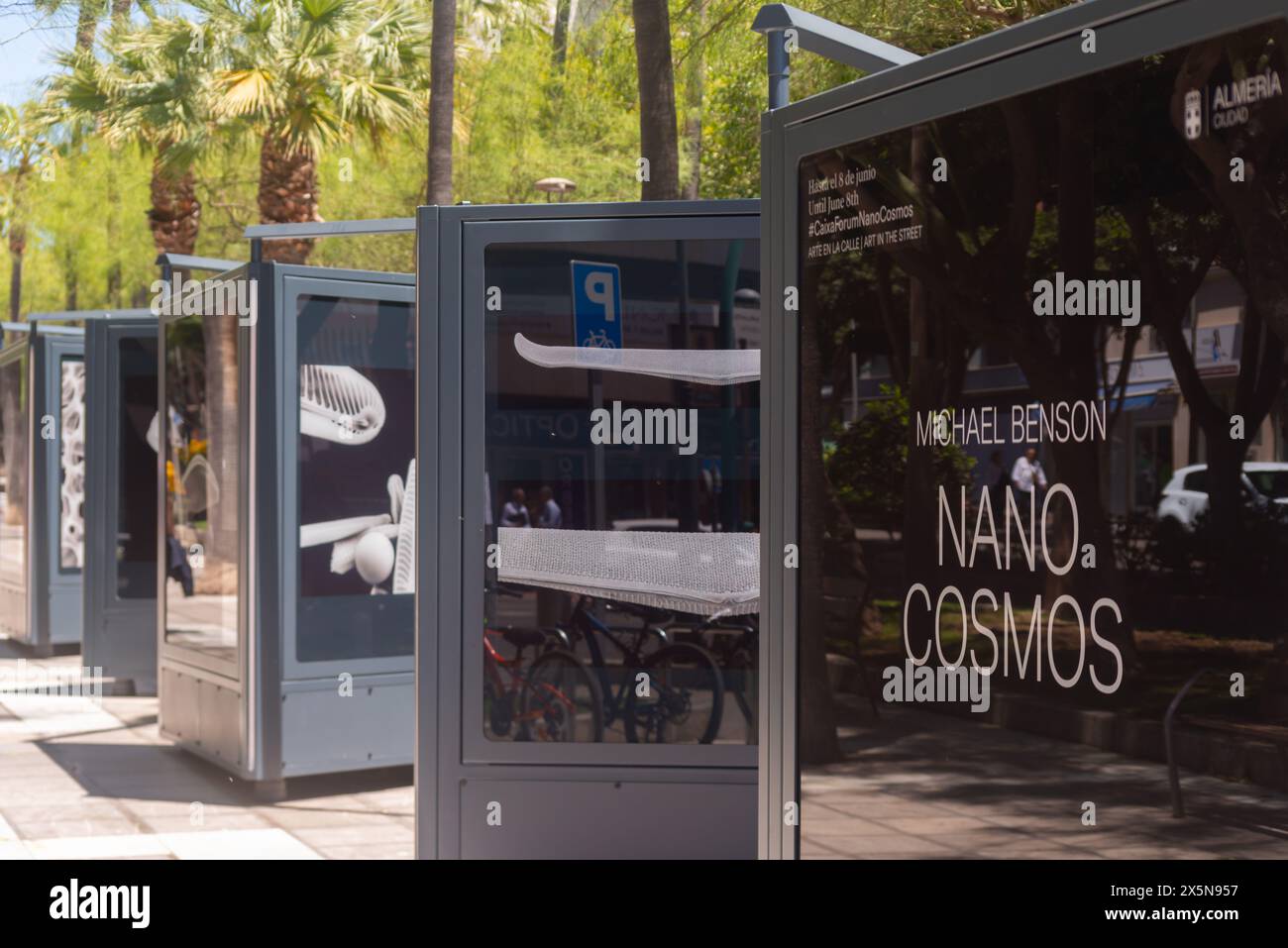 ALMERIA, SPAIN - 10 MAY 2024 The exhibition presents 36 photographs by ...