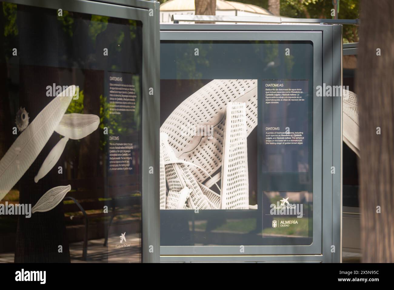 ALMERIA, SPAIN - 10 MAY 2024 The exhibition presents 36 photographs by ...