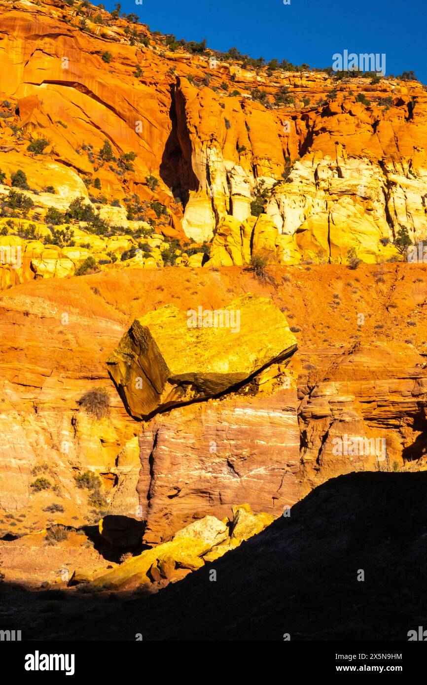 USA, Utah, Grand Staircase Escalante National Monument. Long Canyon ...