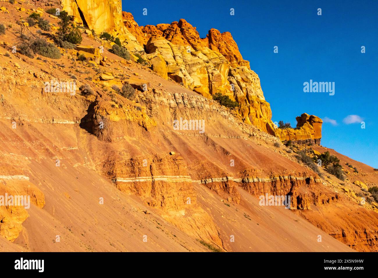 USA, Utah, Grand Staircase Escalante National Monument. Long Canyon ...