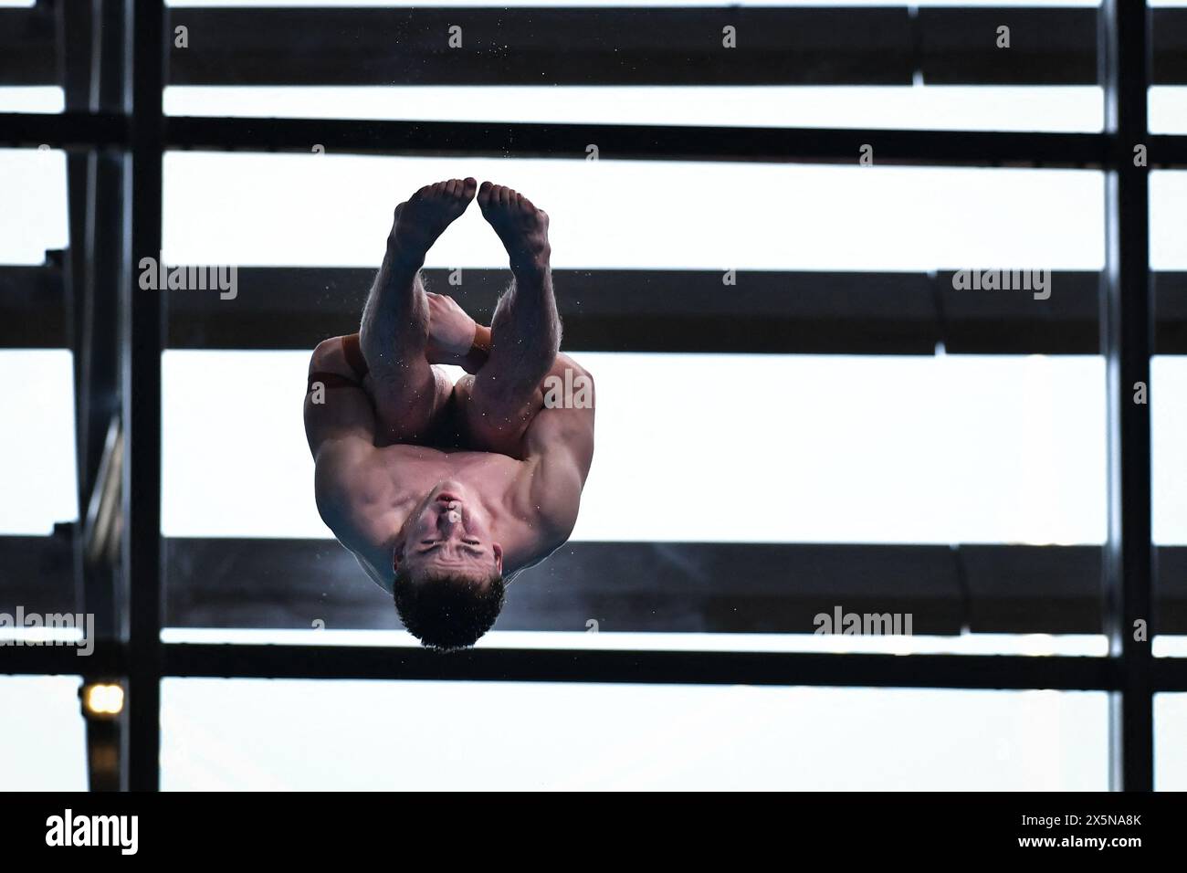 Ireland's Jake PASSMORE competes for Men's 3m Springboard during the ...