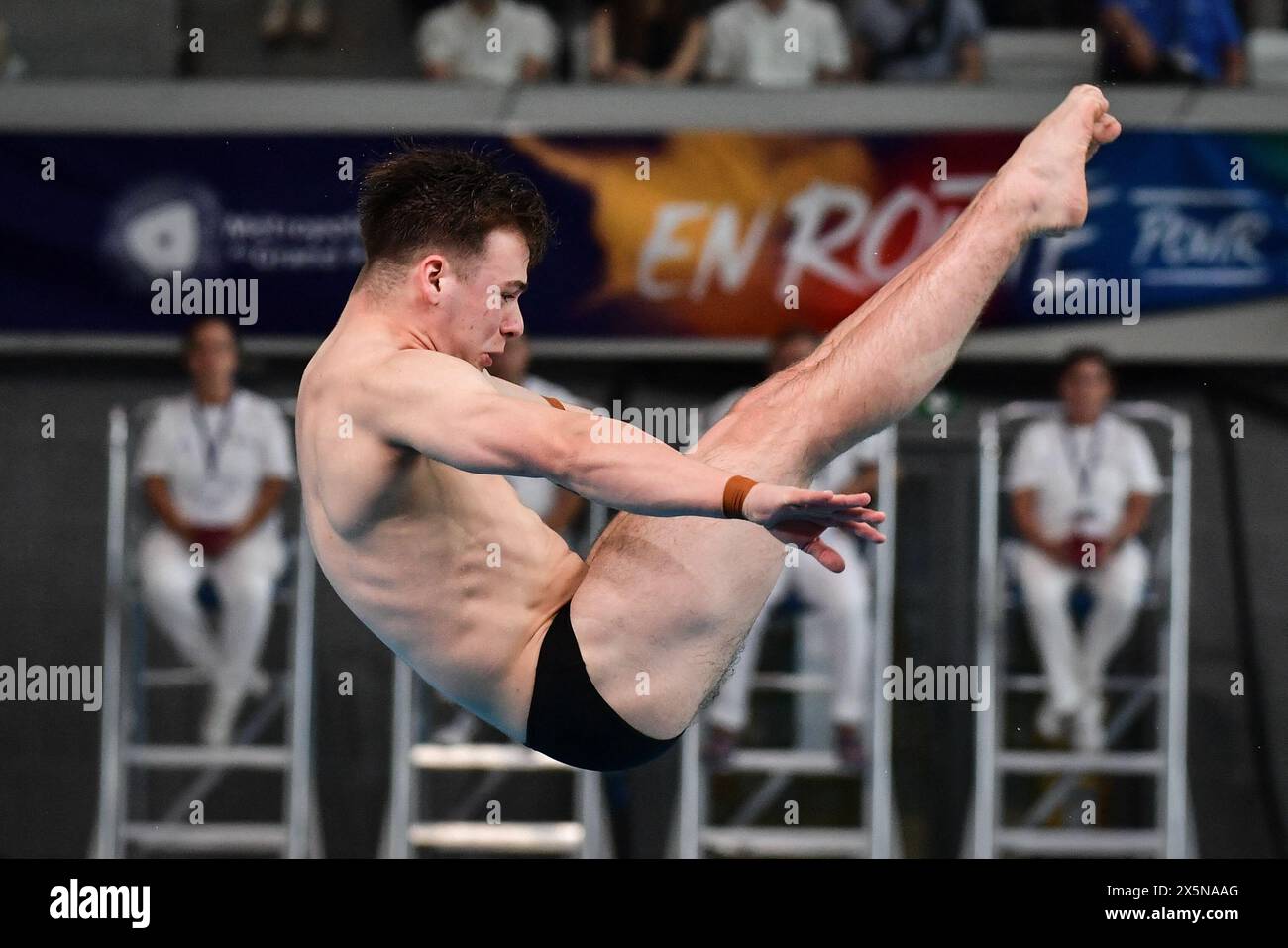 Ireland's Jake PASSMORE competes for Men's 3m Springboard during the ...