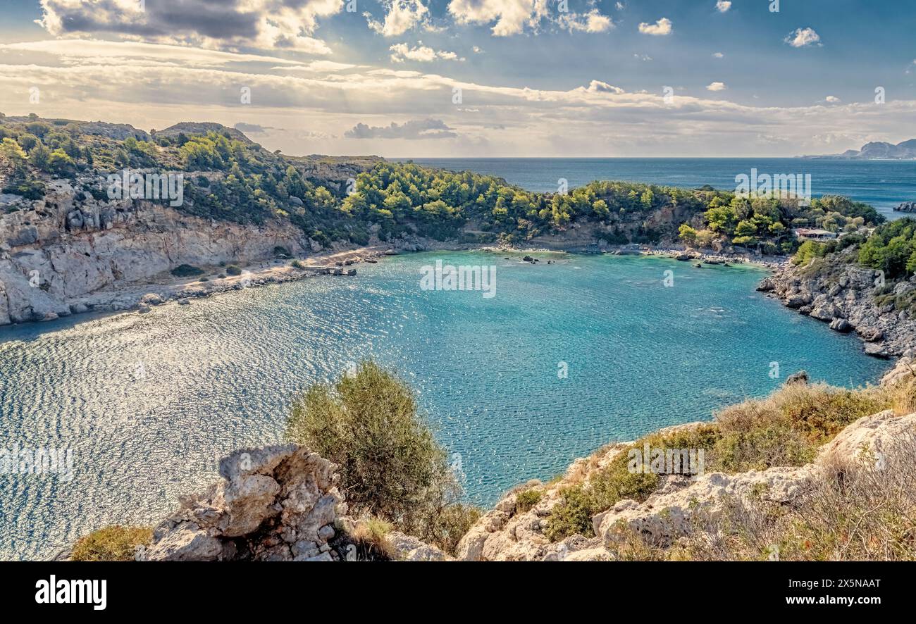 Anthony quinn bay nature panorama hi-res stock photography and images ...