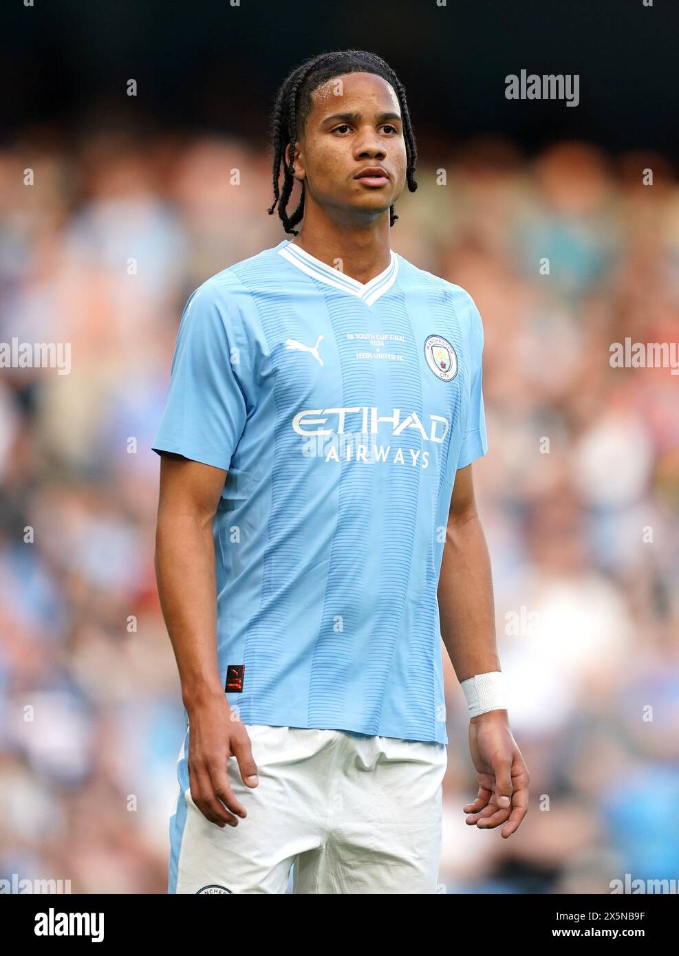 Manchester City's Divine Mukasa during the FA Youth Cup Final at the ...