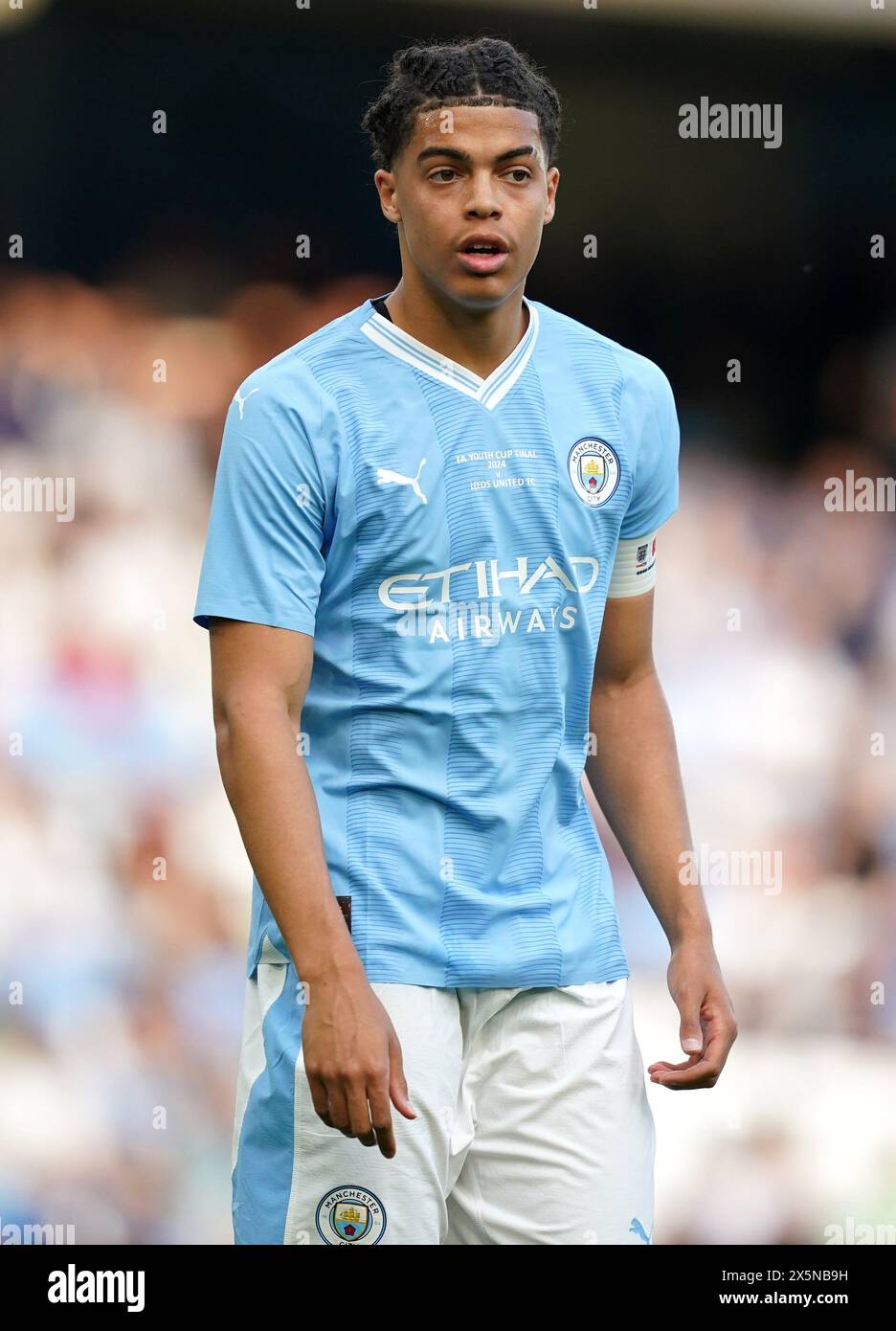 Manchester City's Kian Noble during the FA Youth Cup Final at the ...
