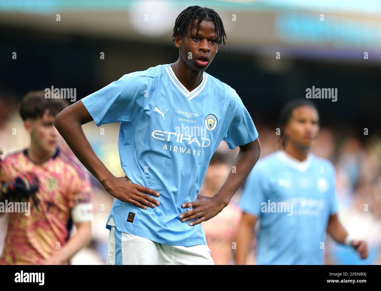 Manchester City's Stephen Mfuni during the FA Youth Cup Final at the ...