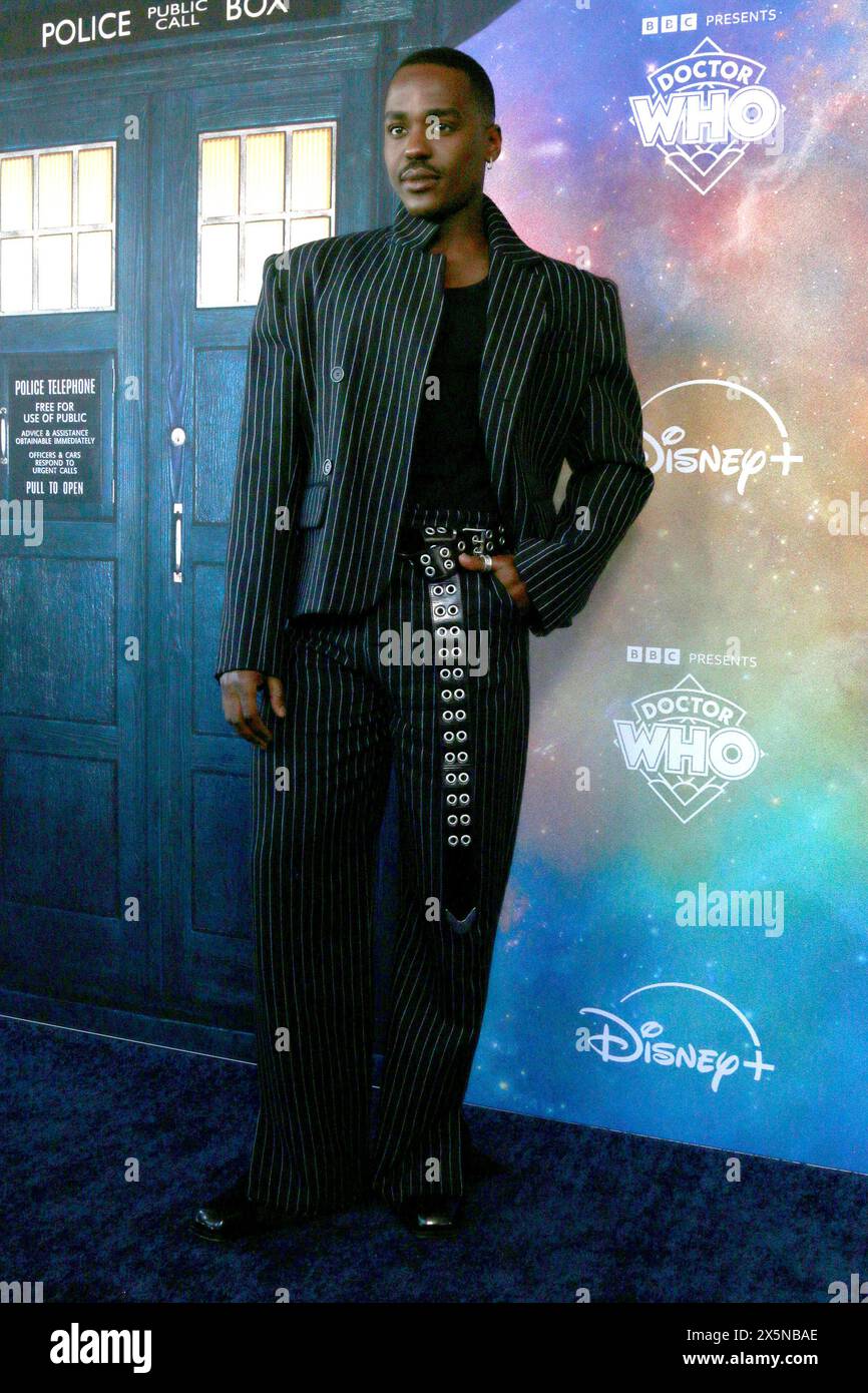 LOS ANGELES - MAY 9: Ncuti Gatwa at the Disney+ Dr Who Season 2 Premiere at NeueHouse on May 9 ...