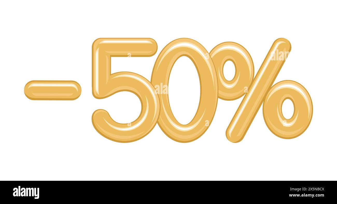 50 off vector vectors hi-res stock photography and images - Alamy