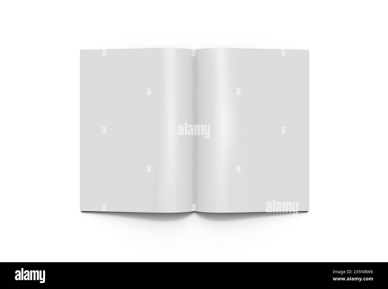Vertical A4 Brochure Mockup 3D Rendering Stock Photo - Alamy