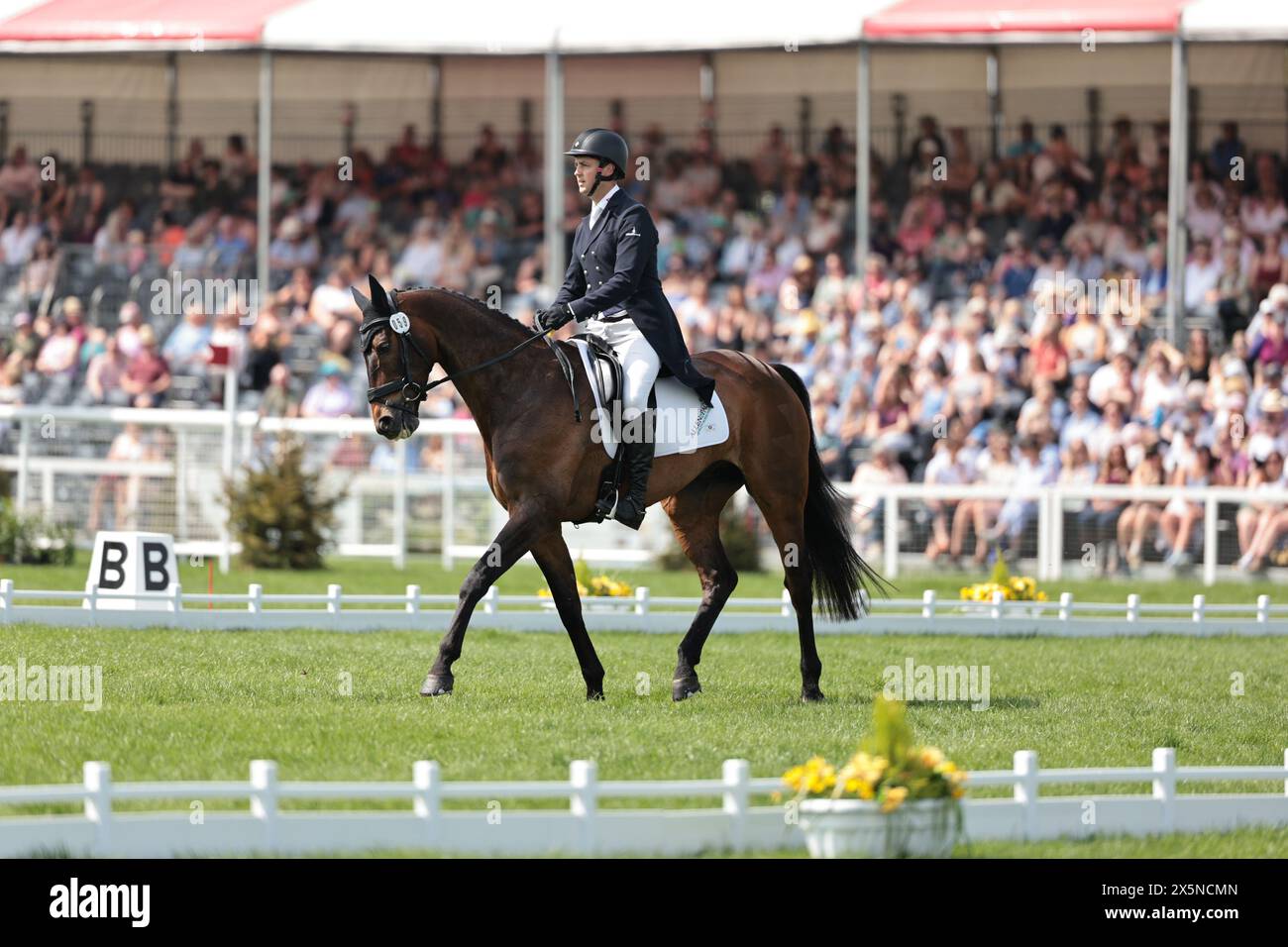 Badminton, UK. 10th May, 2024. Gubby Leech of Great Britain with Royal ...