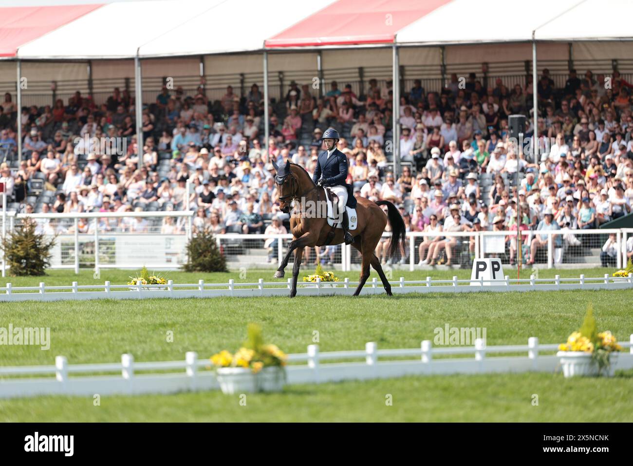 Badminton, UK. 10th May, 2024. Harry Mutch of Great Britain with Hd ...