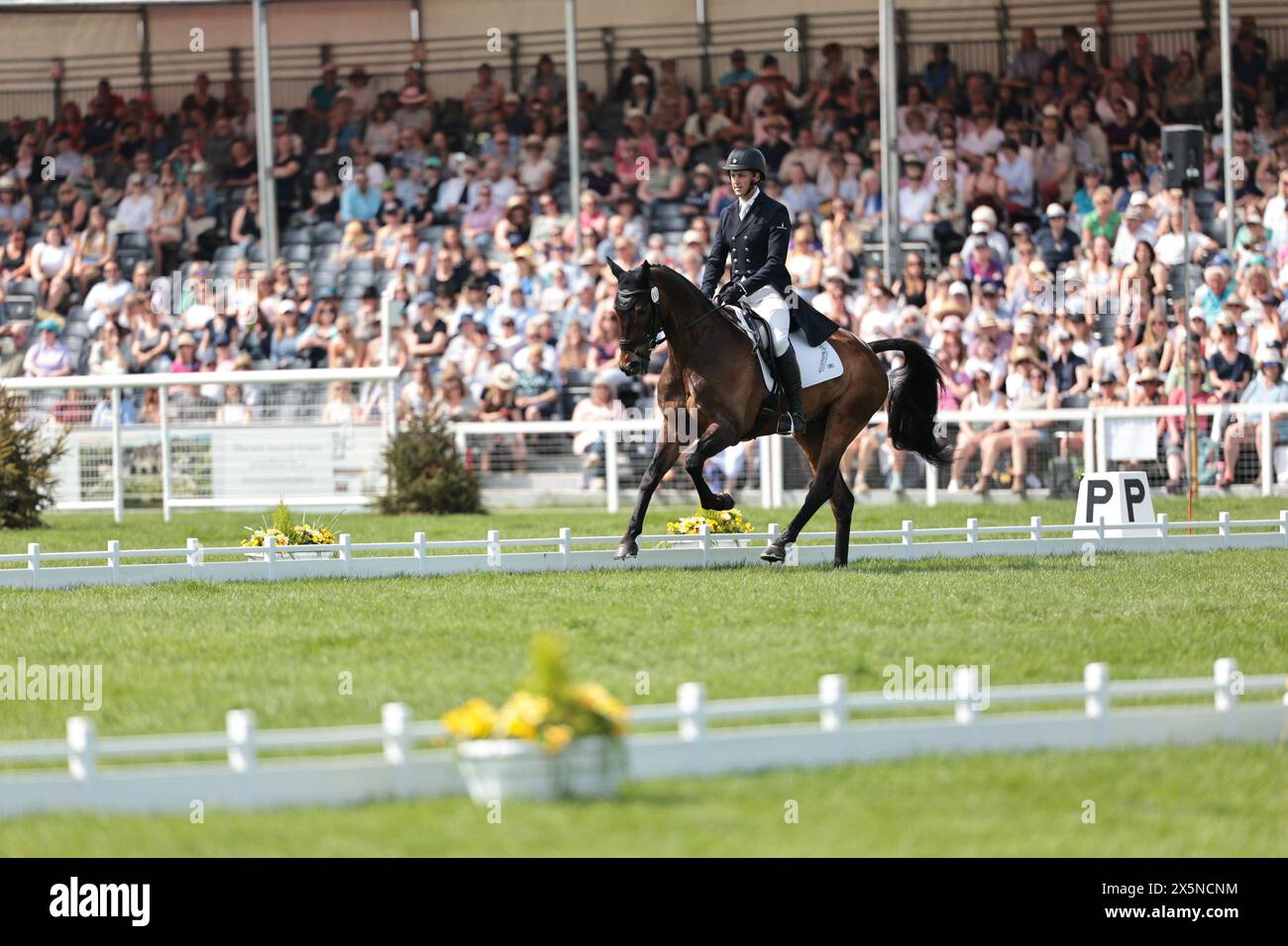 Badminton, UK. 10th May, 2024. Gubby Leech of Great Britain with Royal ...