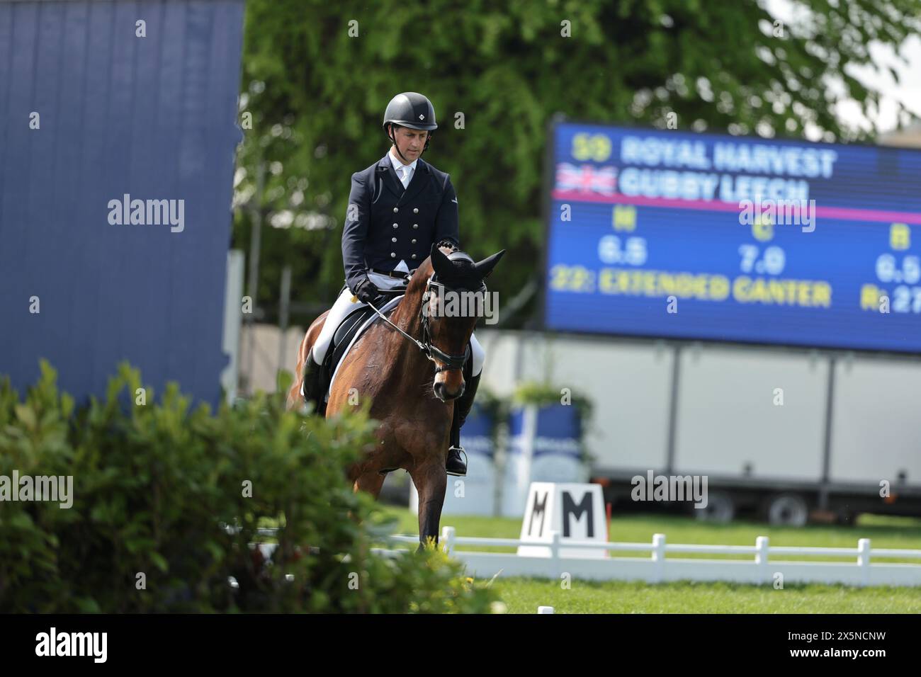 Badminton, UK. 10th May, 2024. Gubby Leech of Great Britain with Royal ...