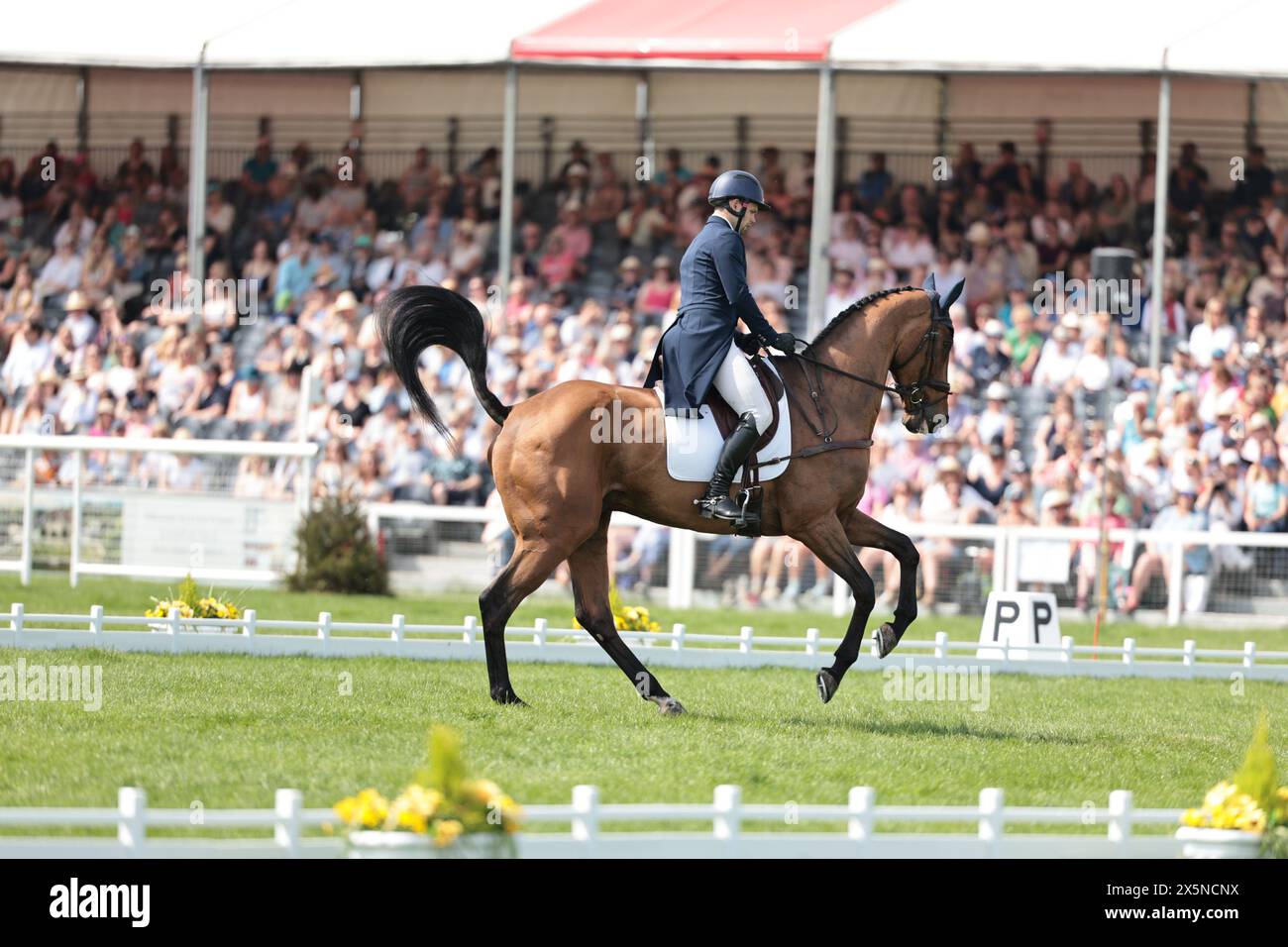 Badminton, UK. 10th May, 2024. Harry Mutch of Great Britain with Hd ...