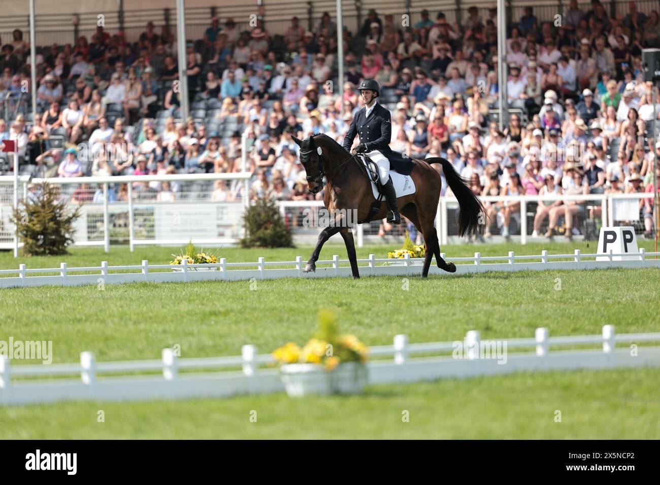 Badminton, UK. 10th May, 2024. Gubby Leech of Great Britain with Royal ...