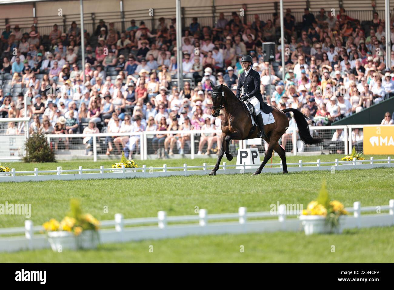Badminton, UK. 10th May, 2024. Gubby Leech of Great Britain with Royal ...