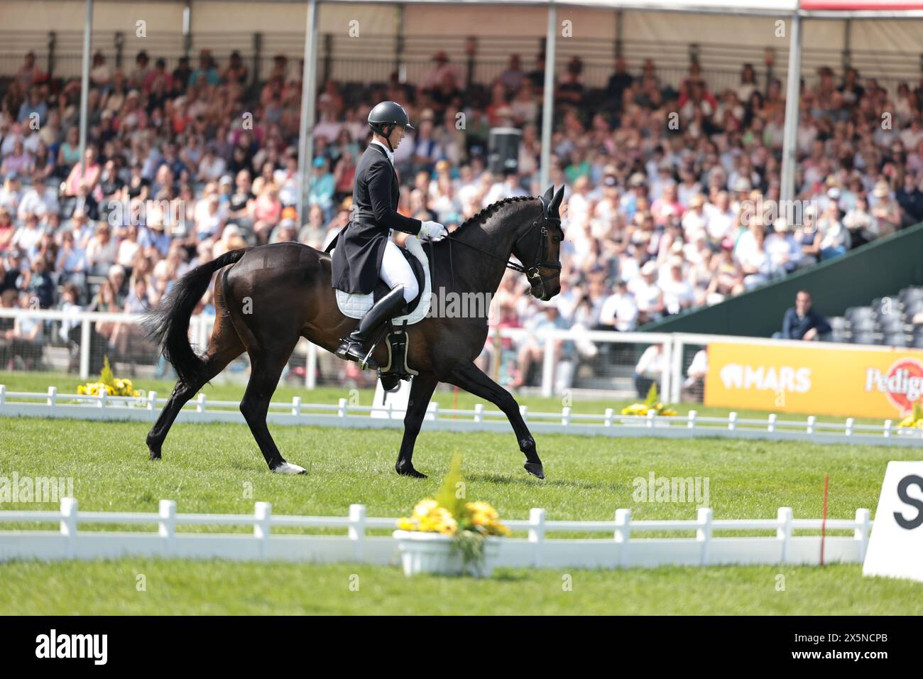 Badminton, UK. 10th May, 2024. Jesse Campbell of New Zealand with ...