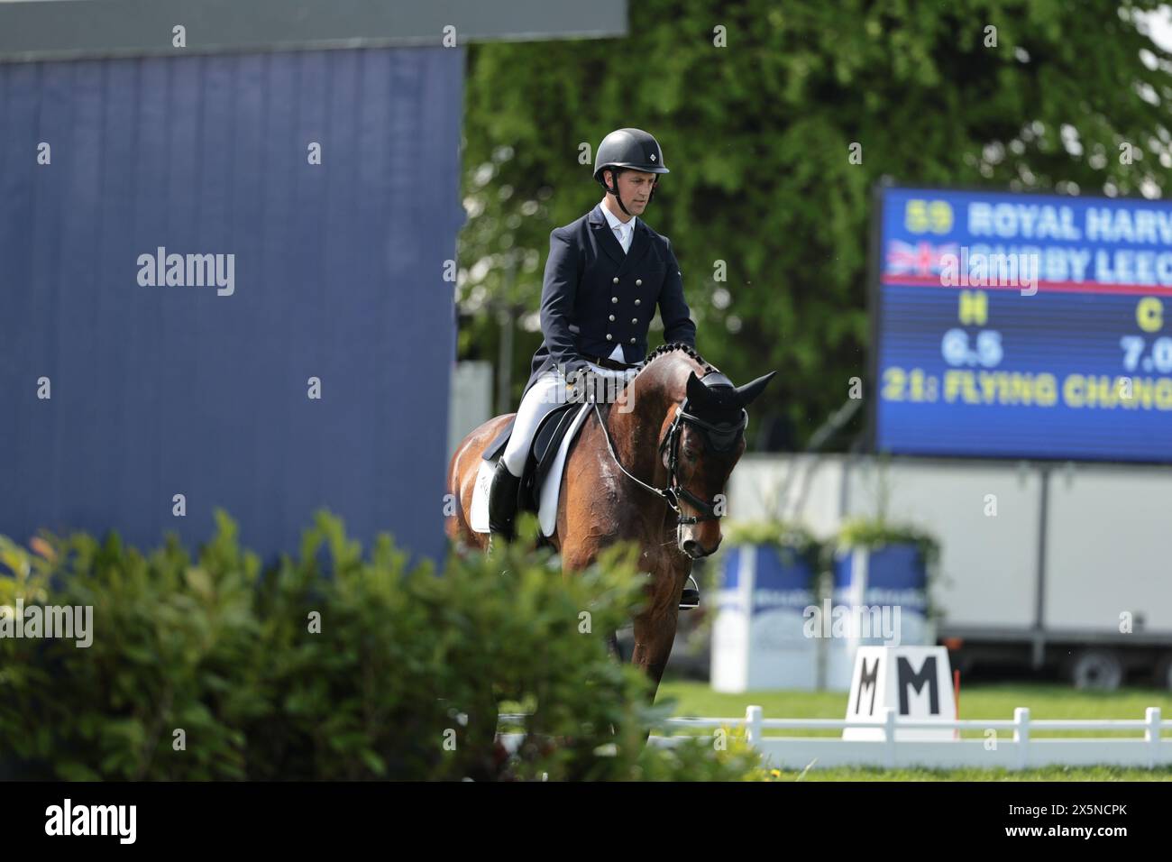 Badminton, UK. 10th May, 2024. Gubby Leech of Great Britain with Royal ...