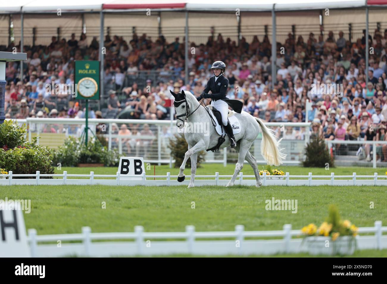 Badminton, UK. 10th May, 2024. Libby Seed of Great Britain with ...
