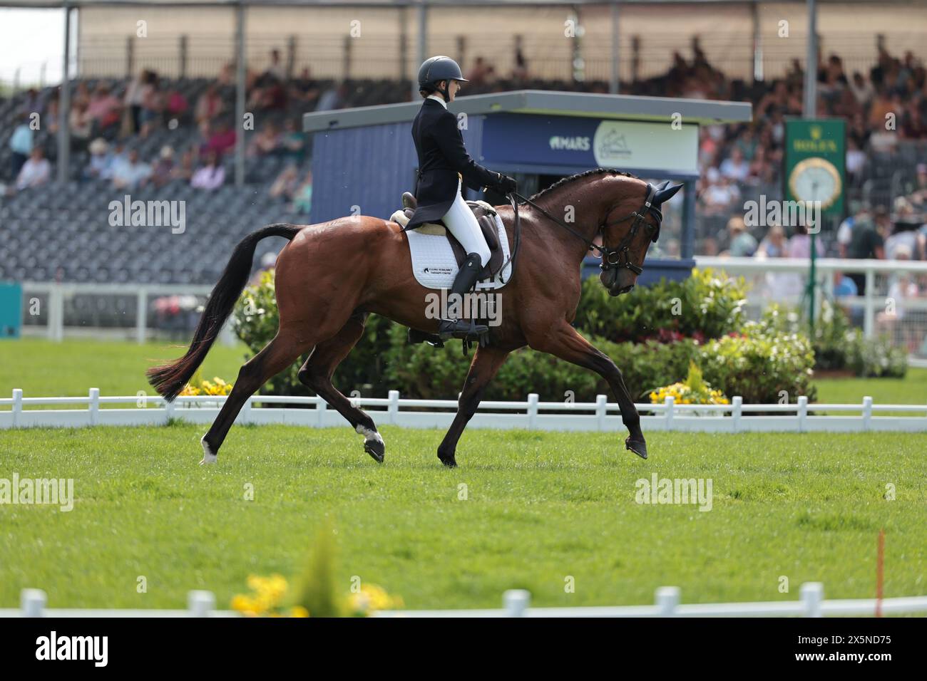 Badminton, UK. 10th May, 2024. Lauren Innes of New Zealand with Global ...