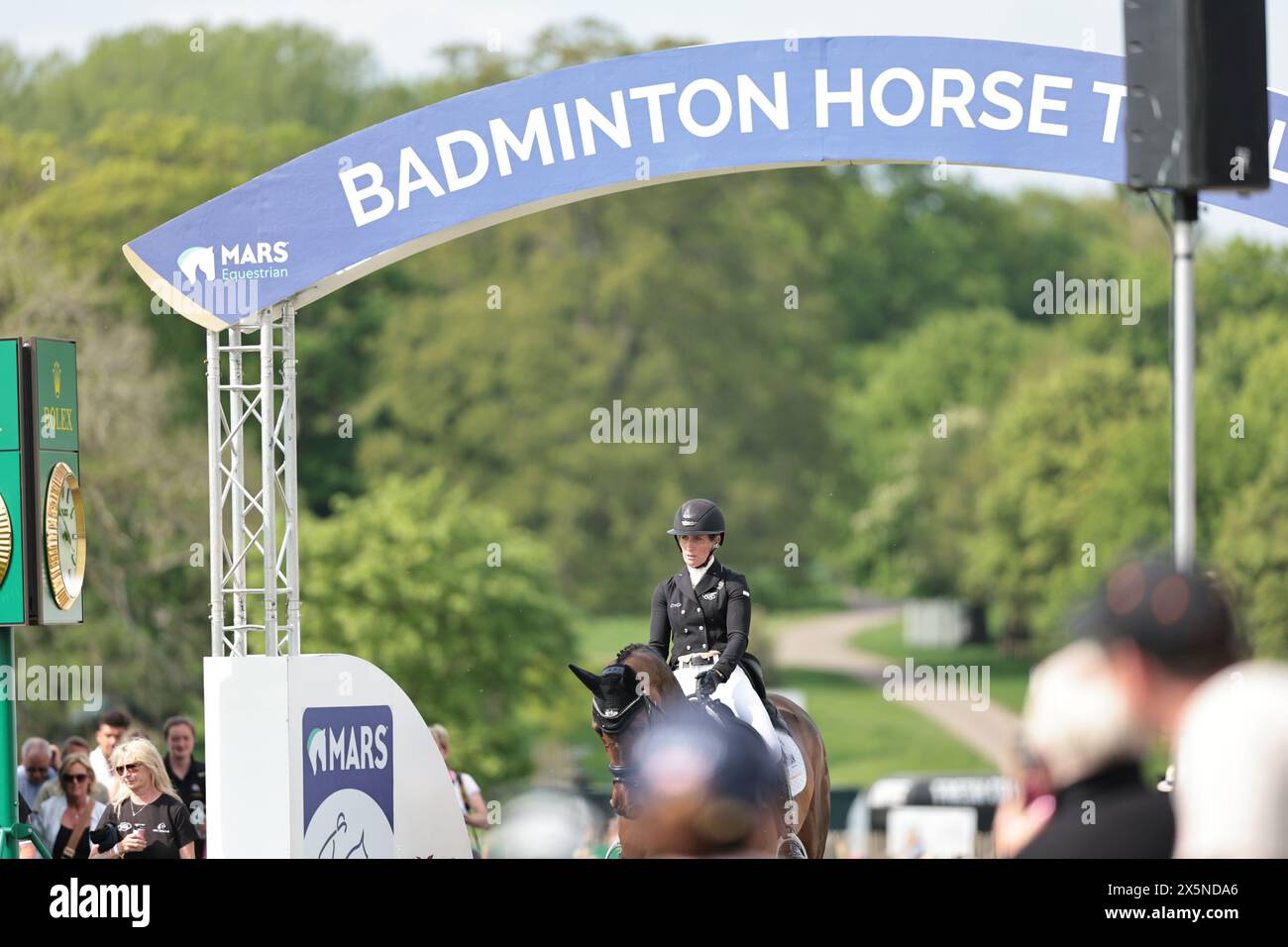 Badminton, UK. 10th May, 2024. Caroline Powell of New Zealand with ...