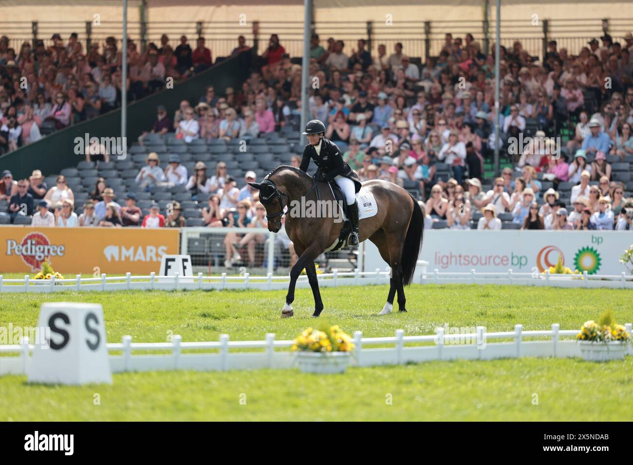 Badminton, UK. 10th May, 2024. Caroline Powell of New Zealand with ...