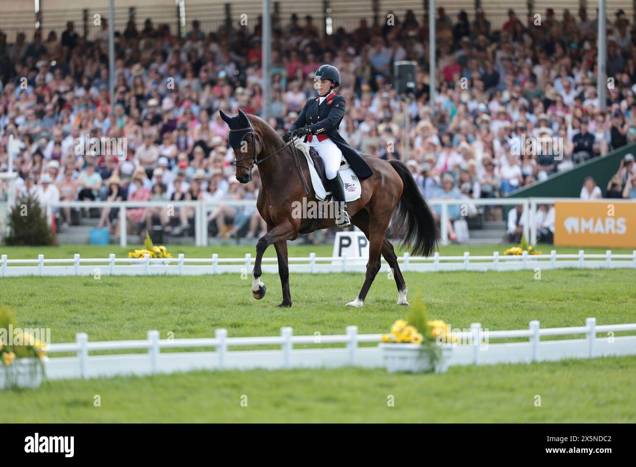 Badminton, UK. 10th May, 2024. Pippa Funnell of Great Britain with Mcs ...