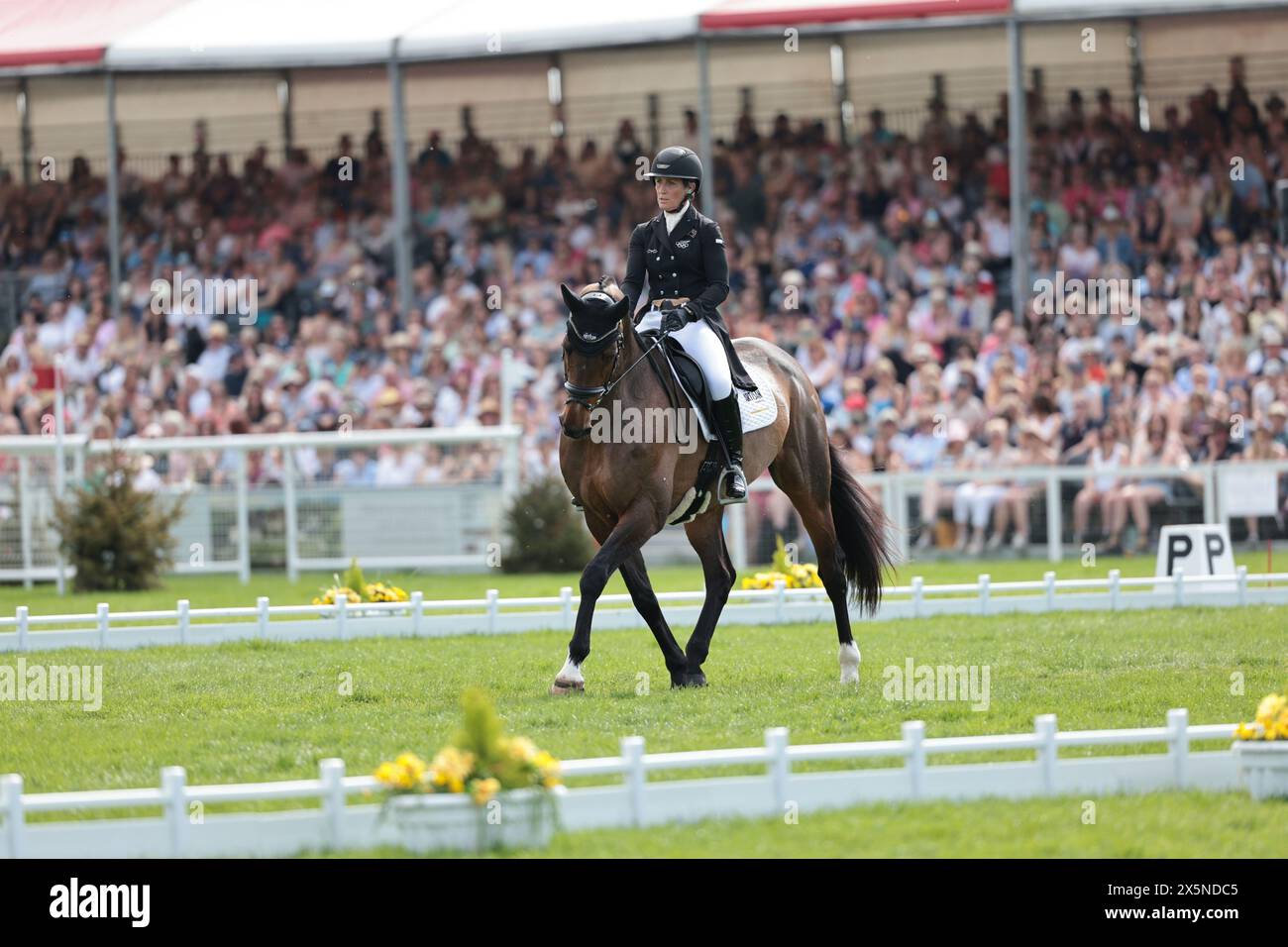 Badminton, UK. 10th May, 2024. Caroline Powell of New Zealand with ...