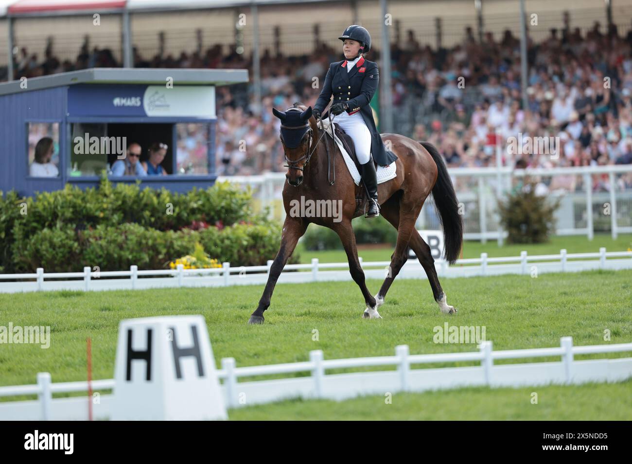 Badminton, UK. 10th May, 2024. Pippa Funnell of Great Britain with Mcs ...