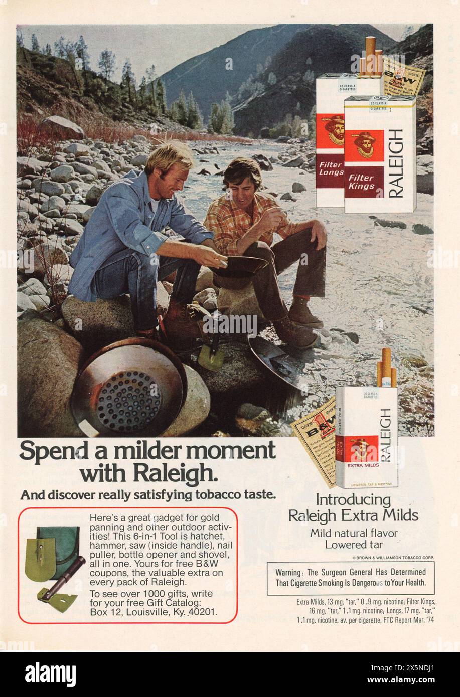Vintage "Playboy" magazine October 1974 issue advert, USA Stock Photo ...