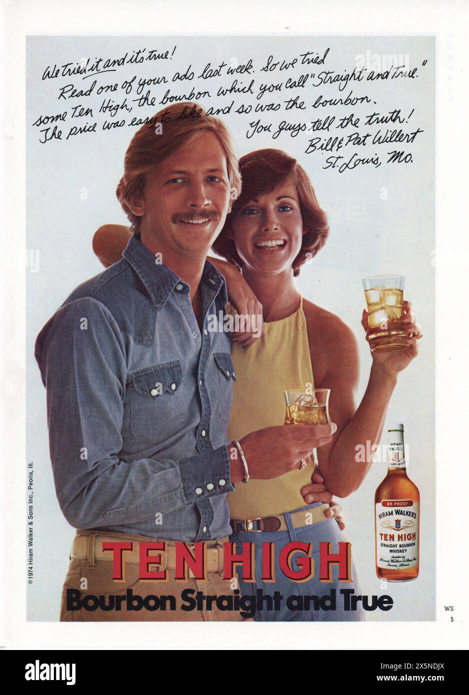 Vintage "Playboy" magazine October 1974 issue advert, USA Stock Photo ...