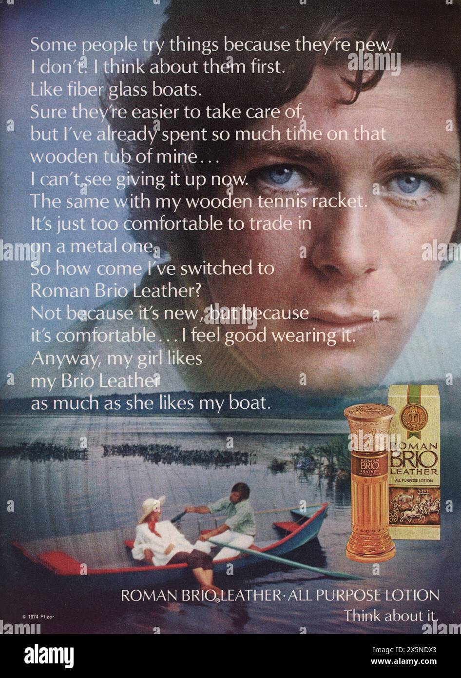 Vintage "Playboy" magazine October 1974 issue advert, USA Stock Photo ...