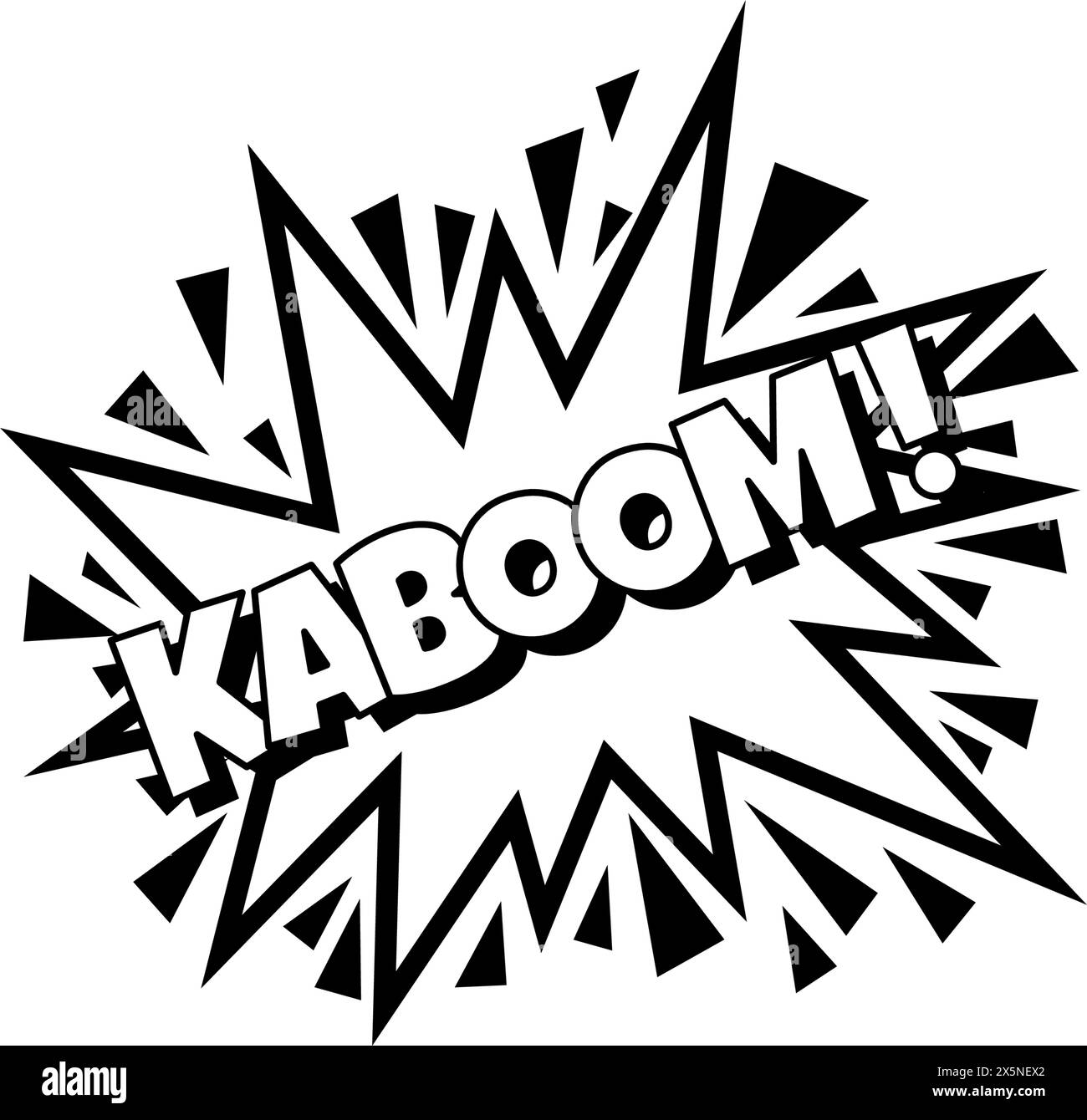 Kaboom Black and White Stock Photos & Images - Alamy
