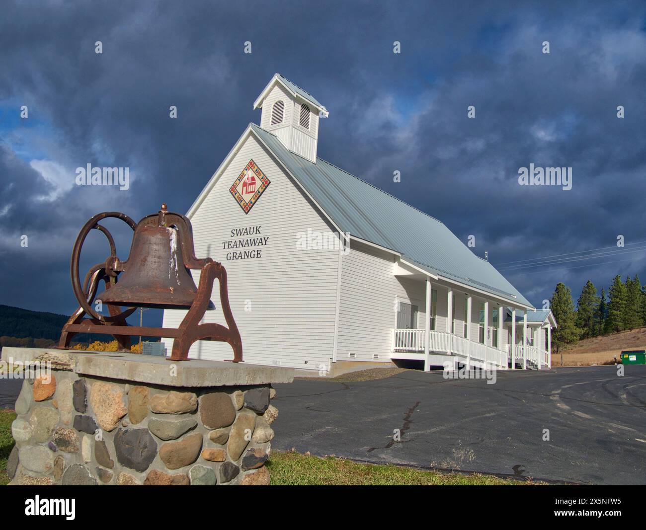 USA, Washington State, Kittitas County. Swauk Teanaway Grange number ...