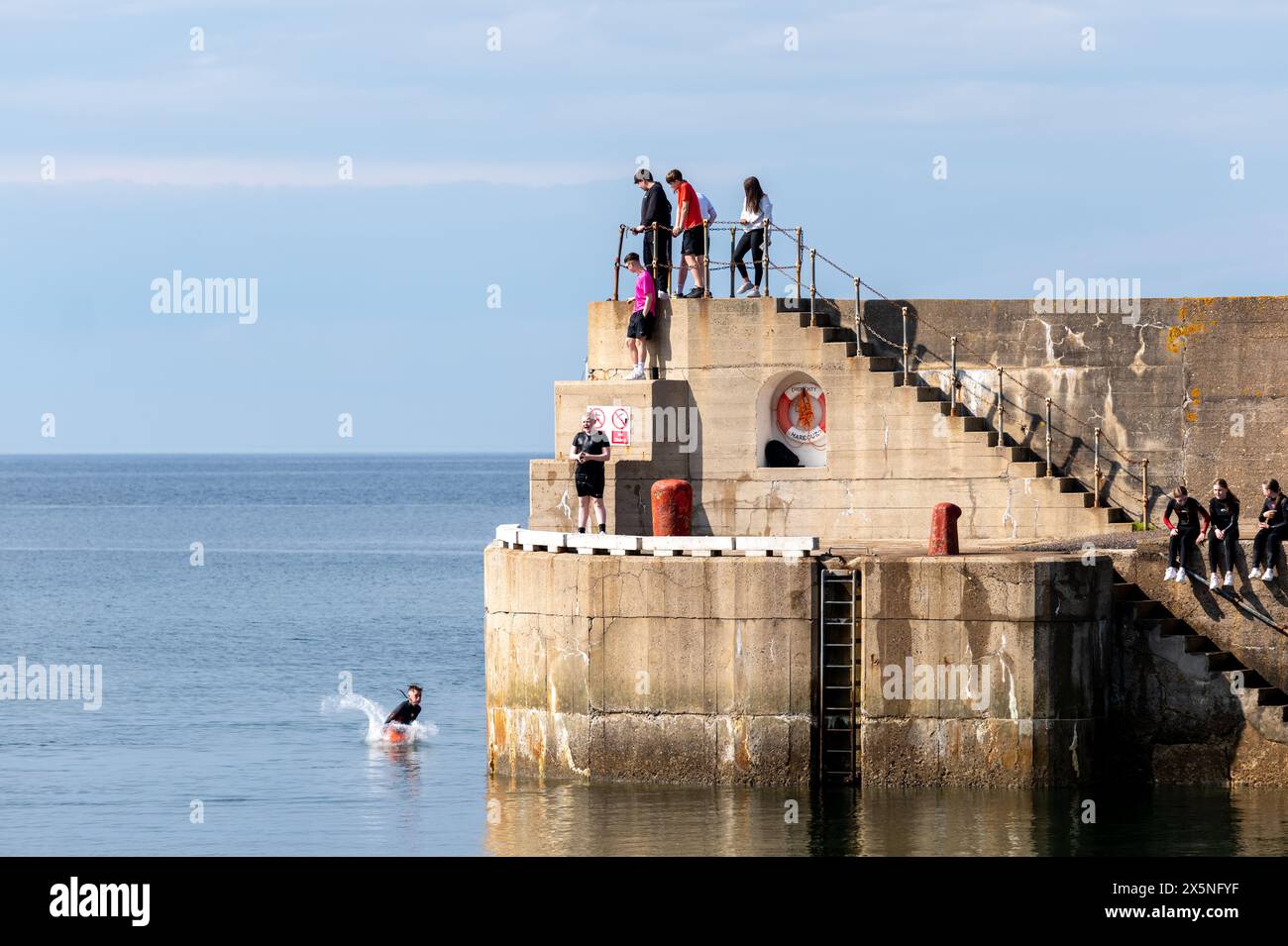 Findochty, Moray, UK. 10th May, 2024. This is scene from the small ...