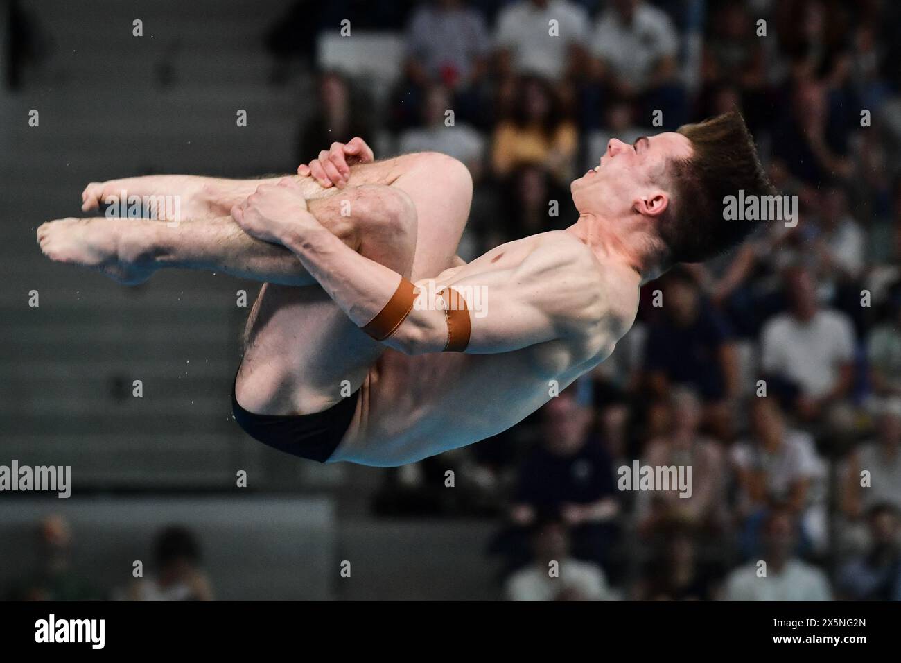 Ireland's Jake PASSMORE competes for Men's 3m Springboard during the ...
