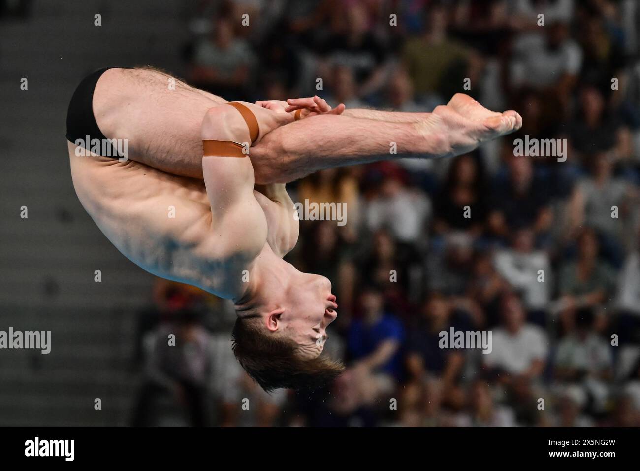 Ireland's Jake PASSMORE competes for Men's 3m Springboard during the ...