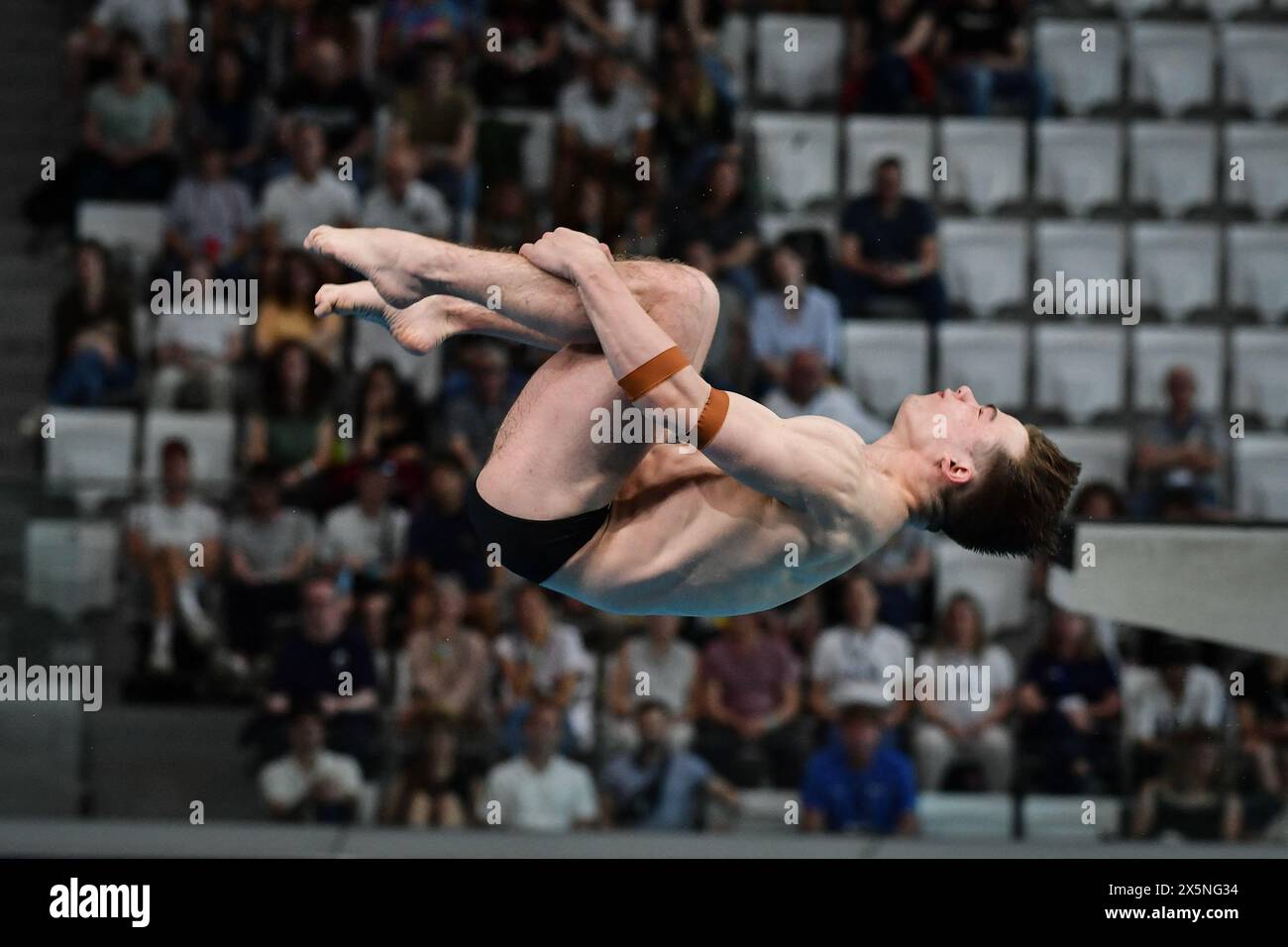 Ireland's Jake PASSMORE competes for Men's 3m Springboard during the ...