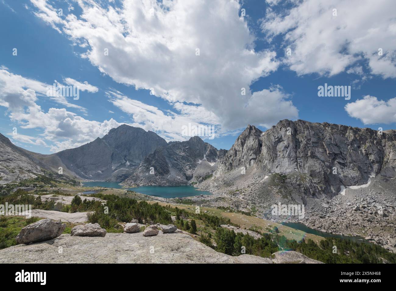 Temple Peak, Bridger Wilderness, Wind River Range, Wyoming Stock Photo ...