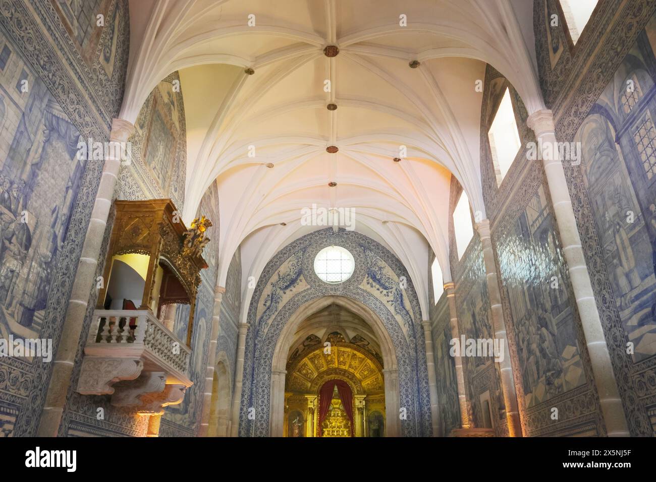 Details of the magnificent Igreja de São João Evangelista (Church of St ...