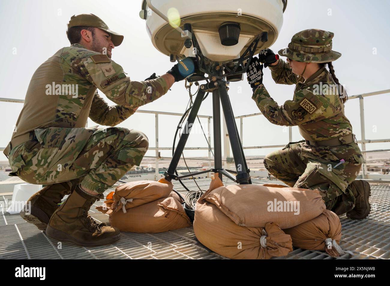 USCENTCOM, Undisclosed Location. 24th Apr, 2024. U.S. Air Force weather ...