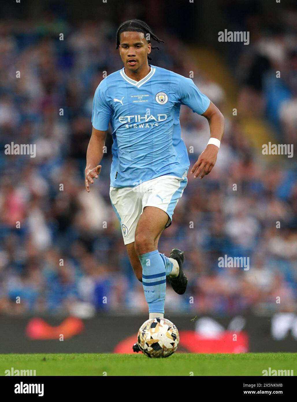 Manchester City's Divine Mukasa during the FA Youth Cup Final at the ...