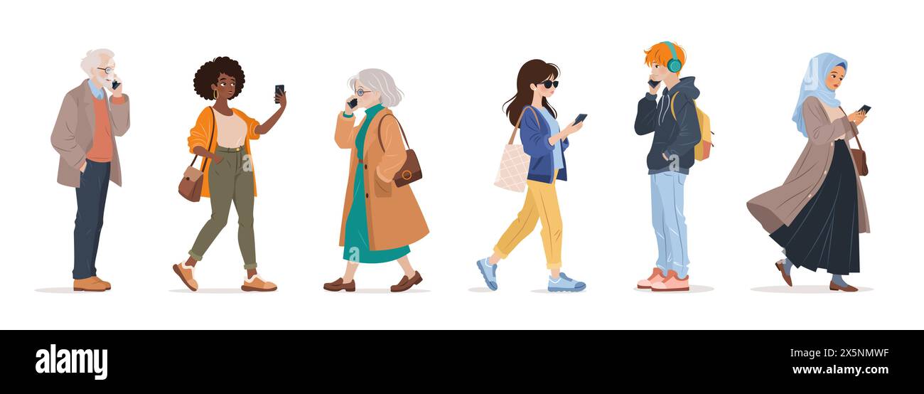 Young male surfing internet Stock Vector Images - Alamy