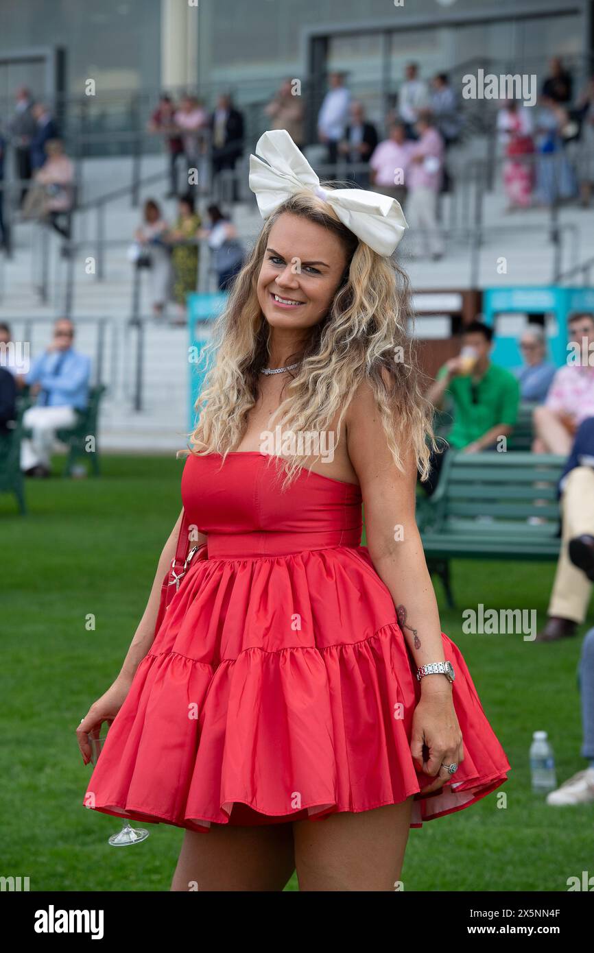 Ascot, Berkshire, UK. 10th May, 2024. Racegoers enjoying their day at ...