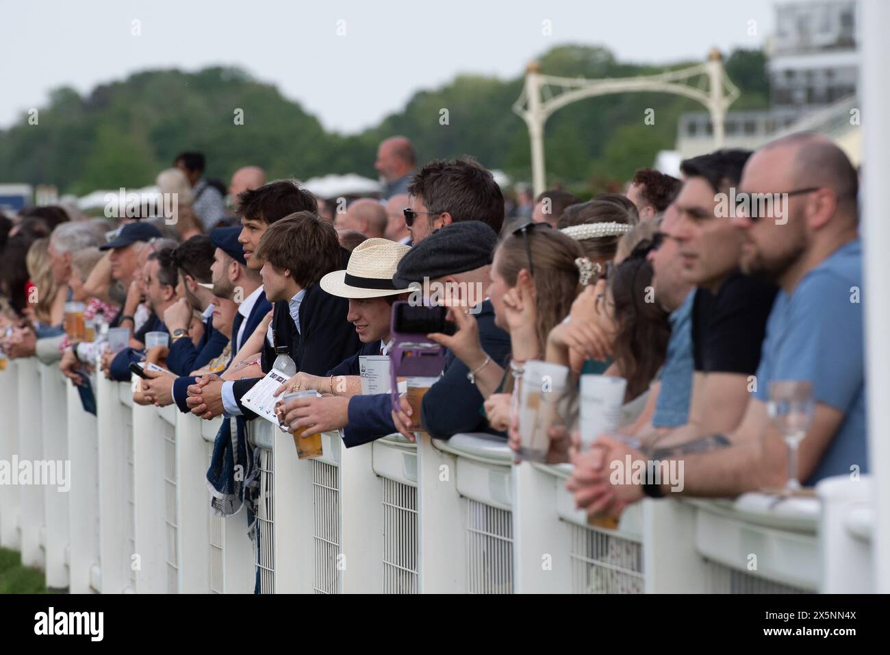 Ascot, Berkshire, UK. 10th May, 2024. Racegoers enjoying their day at ...